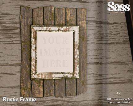 Second Life Marketplace - Sass [Rustic Frame]
